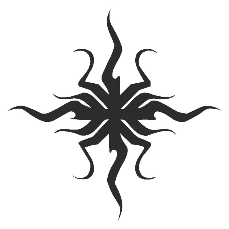 Tribal Art Sun Design Vinyl Decal Sticker 3 Sizes 9 - Etsy