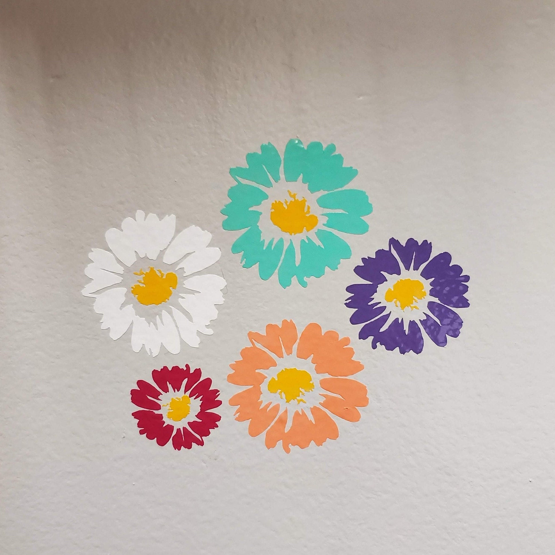 Daisy Vinyl Decal - FREE SHIPPING Car Window Decal, Laptop Sticker ...