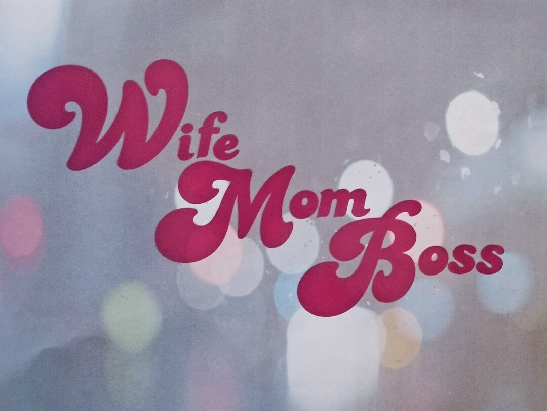 Sassy Wife Mom Boss Vinyl Decal Free Shipping Car Window Decal Laptop