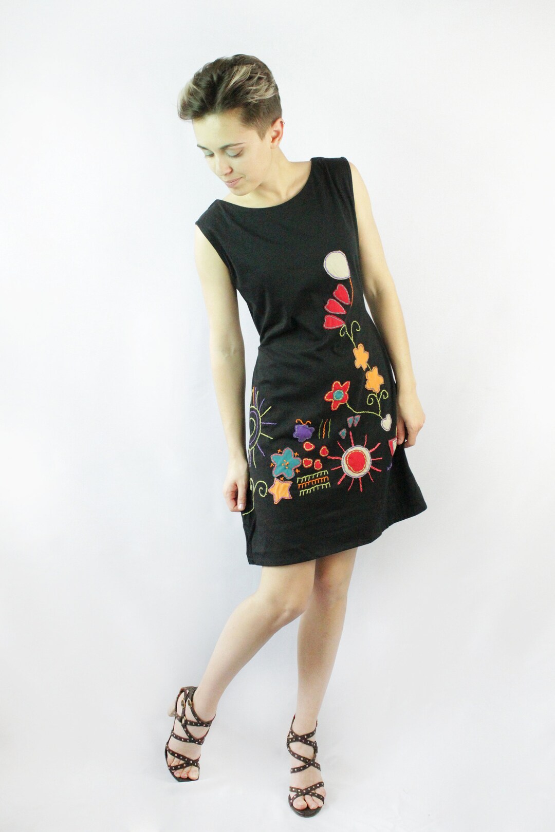 Sale!! Naïf Tank Dress Festival of Flowers - Etsy
