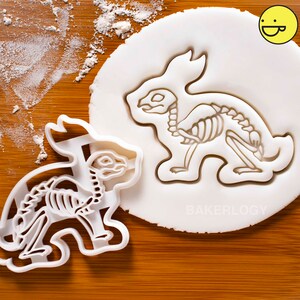 Stag Skull Cookie Cutter Bakerlogy Biscuit Cutters Halloween Macabre ...