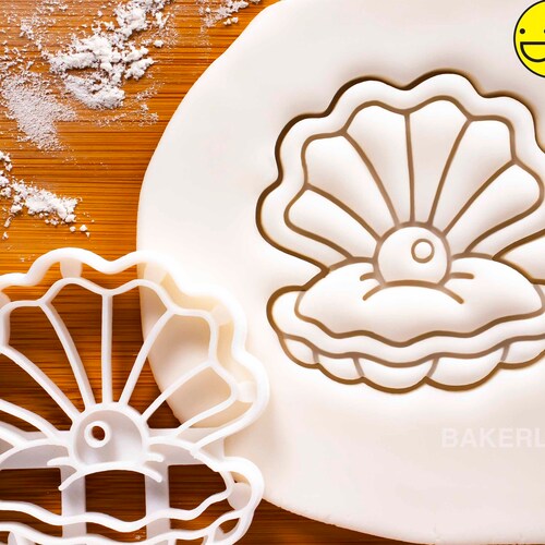 Pearl Oyster Cookie Cutter Under the Sea Party Themed - Etsy