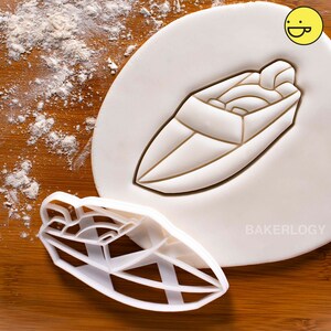 Power Boat Cookie Cutter Bakerlogy Powerboat Speedboat Motor Racing ...