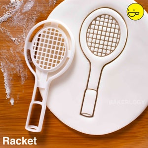 Badminton Shuttlecock Cookie Cutter Bakerlogy Biscuit Cutters Racquet ...