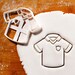 Soccer Jersey Cookie Cutter - Score Big With Game Day Baking Fun! - Etsy