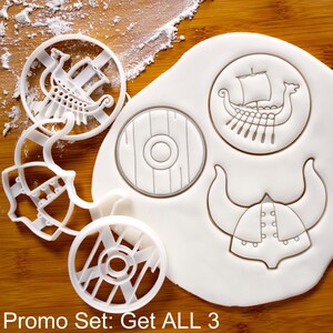 Viking Helmet Cookie Cutter Ancient Norse Mythology Medieval Birthday ...
