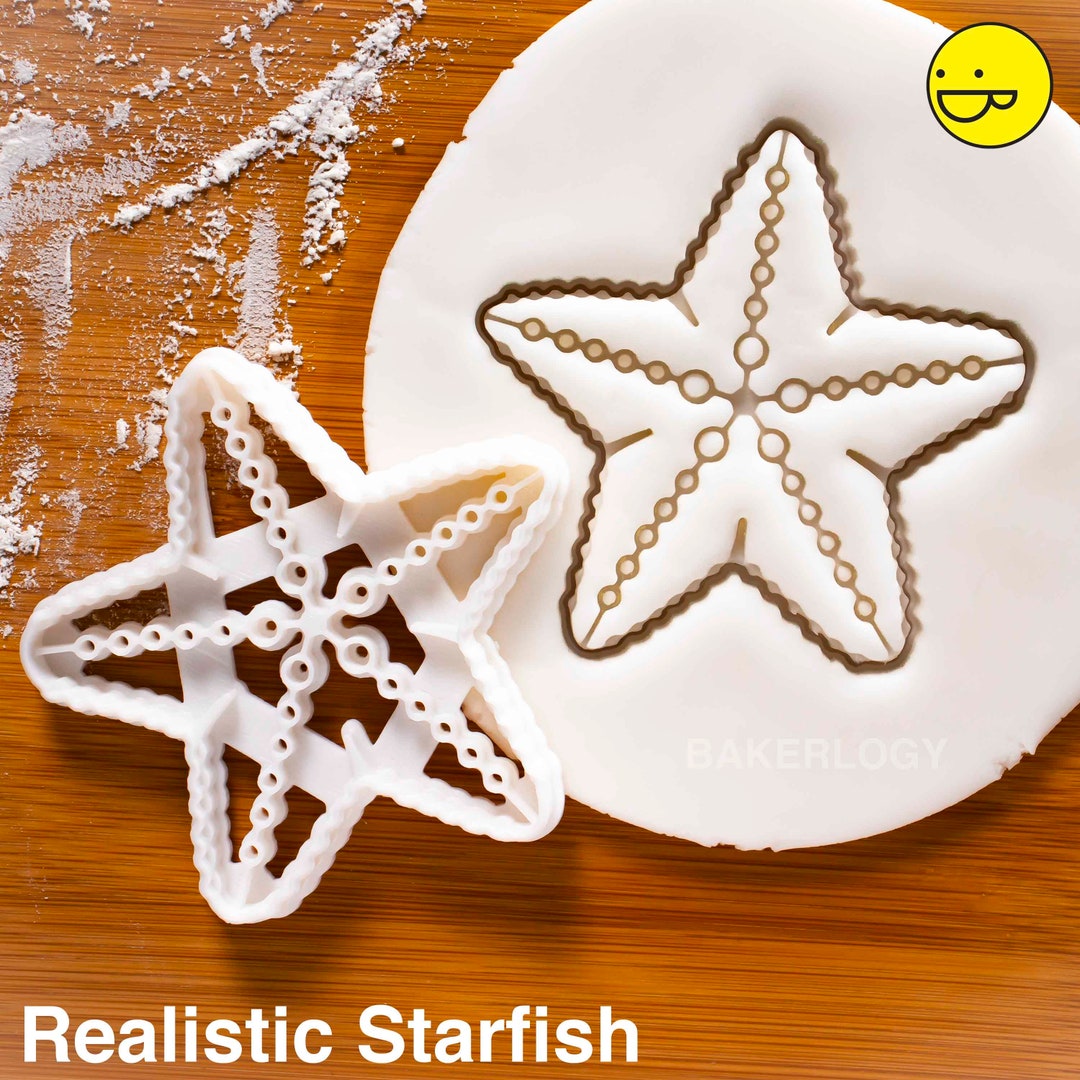 Realistic Starfish Cookie Cutter Bakerlogy Biscuit Cutters Star ...