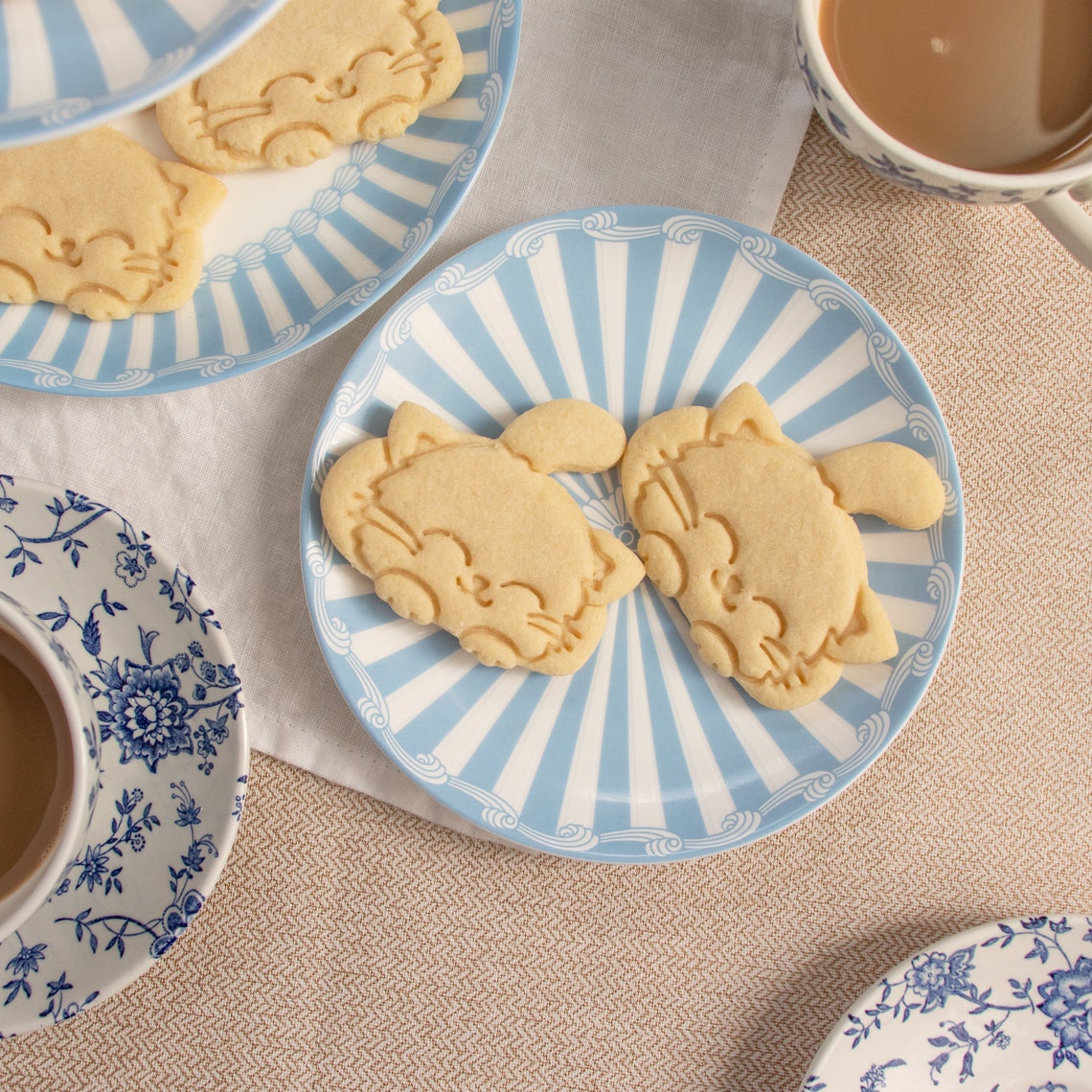 Cute Smiling Cat Cookie Cutter Kawaii Kitten Biscuit Cutters | Etsy