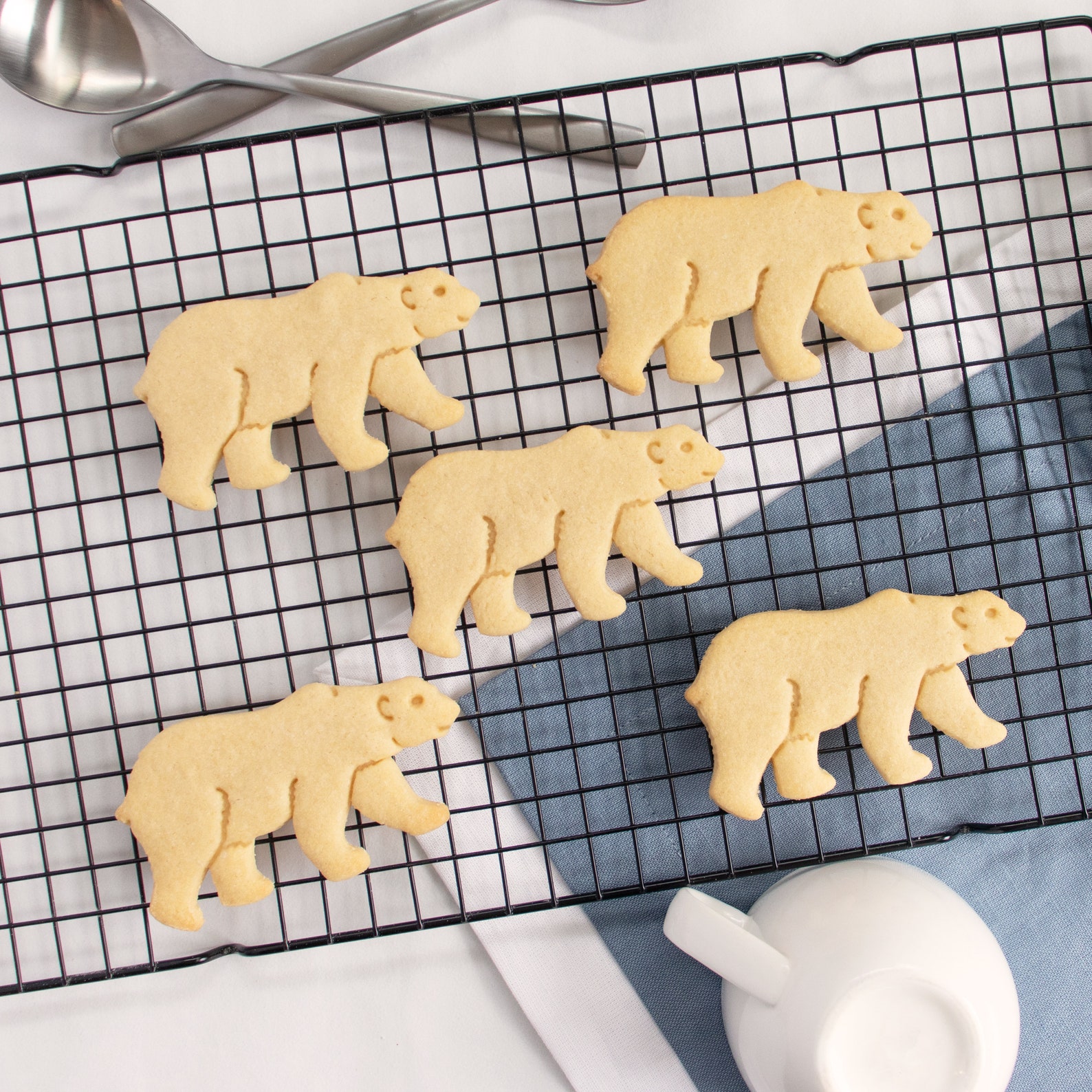 Polar Bear Cookie Cutter and Other Arctic Animals Biscuit - Etsy UK