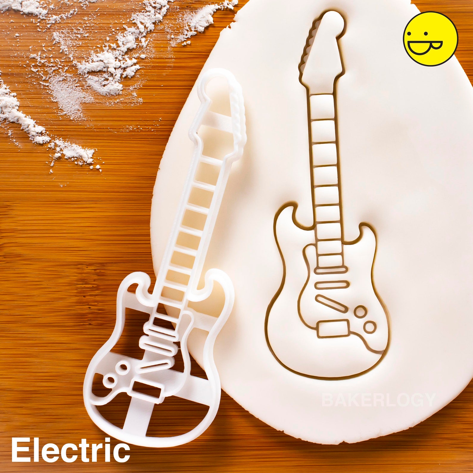 Bass Guitar Cookie Cutter Bake Musical Stringed Instrument - Etsy