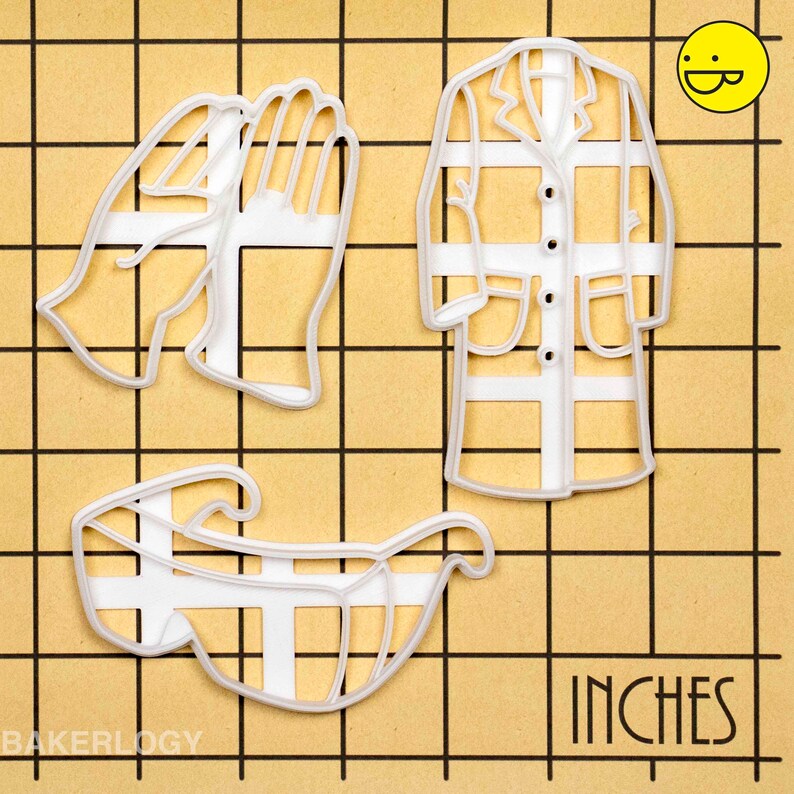 Lab Coat Cookie Cutter Professional Medical White Laboratory | Etsy