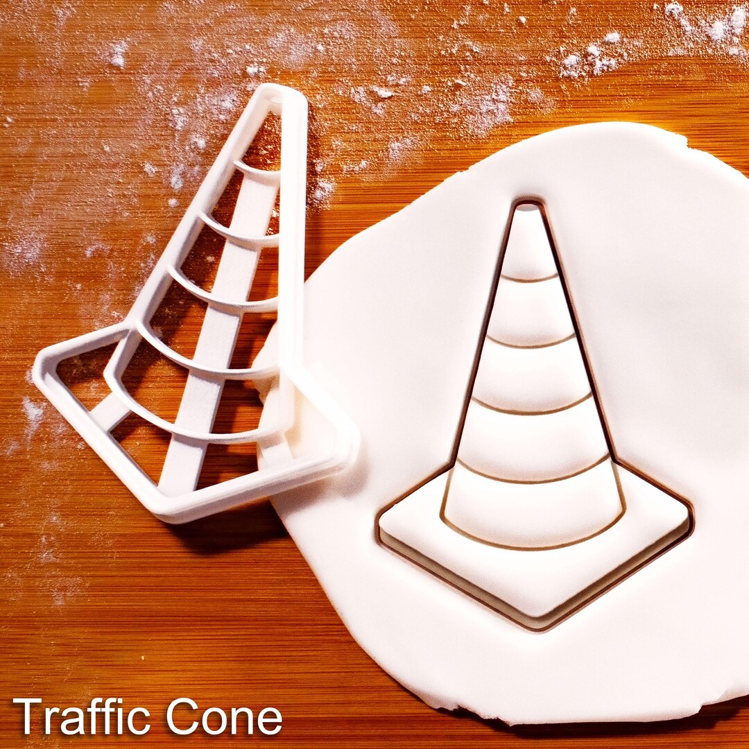 Traffic Cone Cookie Cutter Construction Theme Baking Tool, Traffic Sign ...