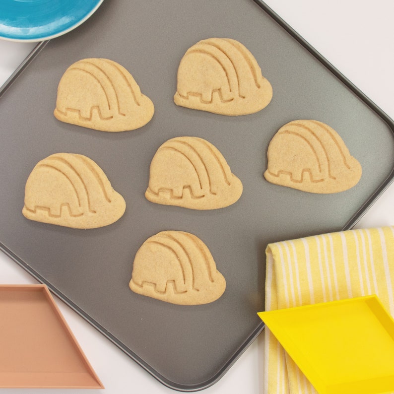 Construction Safety Helmet Cookie Cutter: Hard Hat Shape for Builders ...