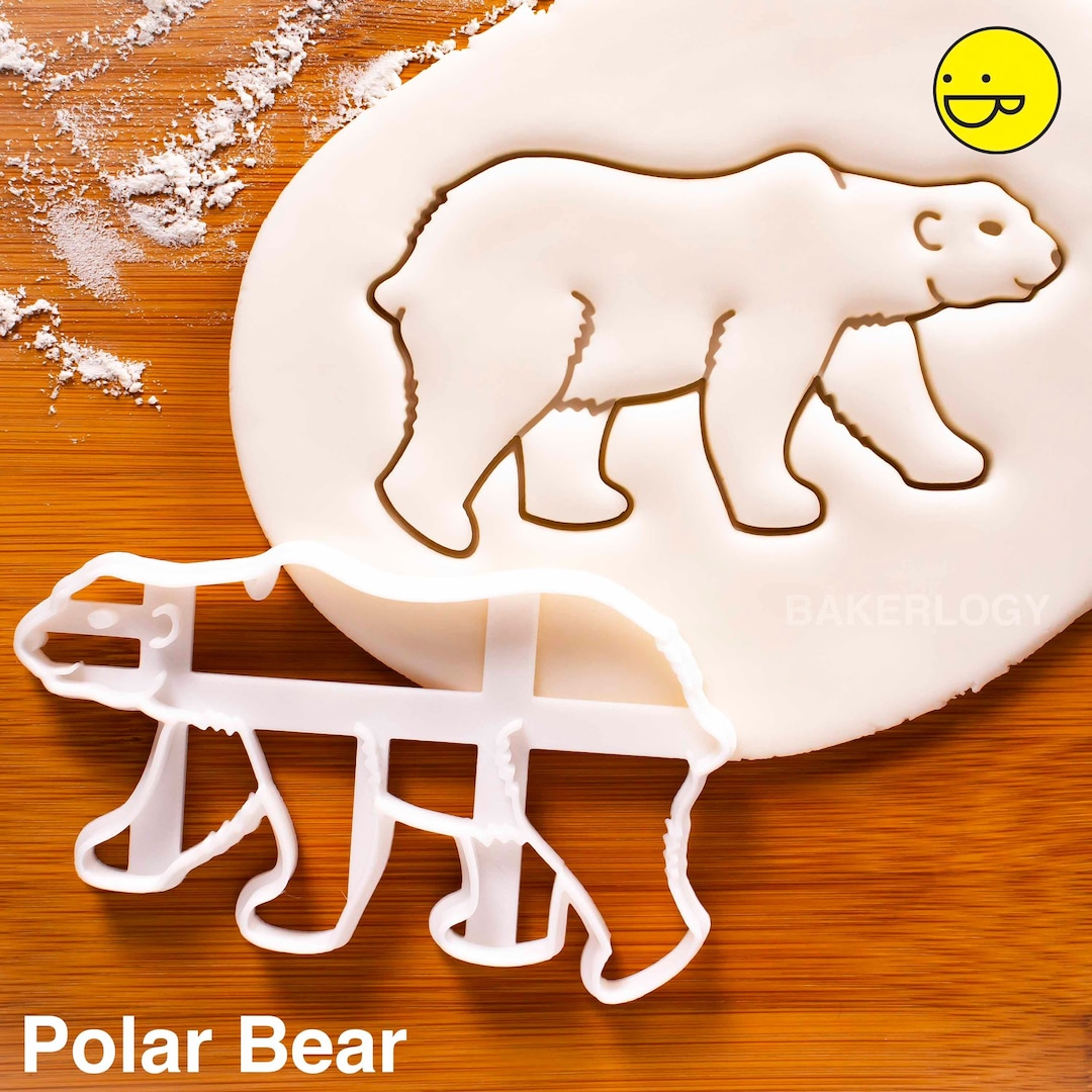 Polar Bear Cookie Cutter and Other Arctic Animals Biscuit Cutter ...