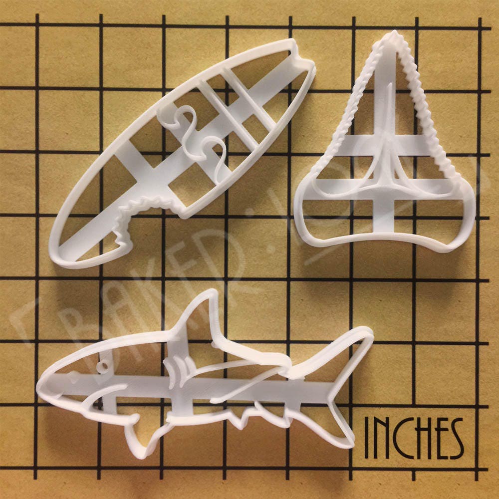 Great White Shark Cookie Cutter Biscuit Cutter Realistic | Etsy