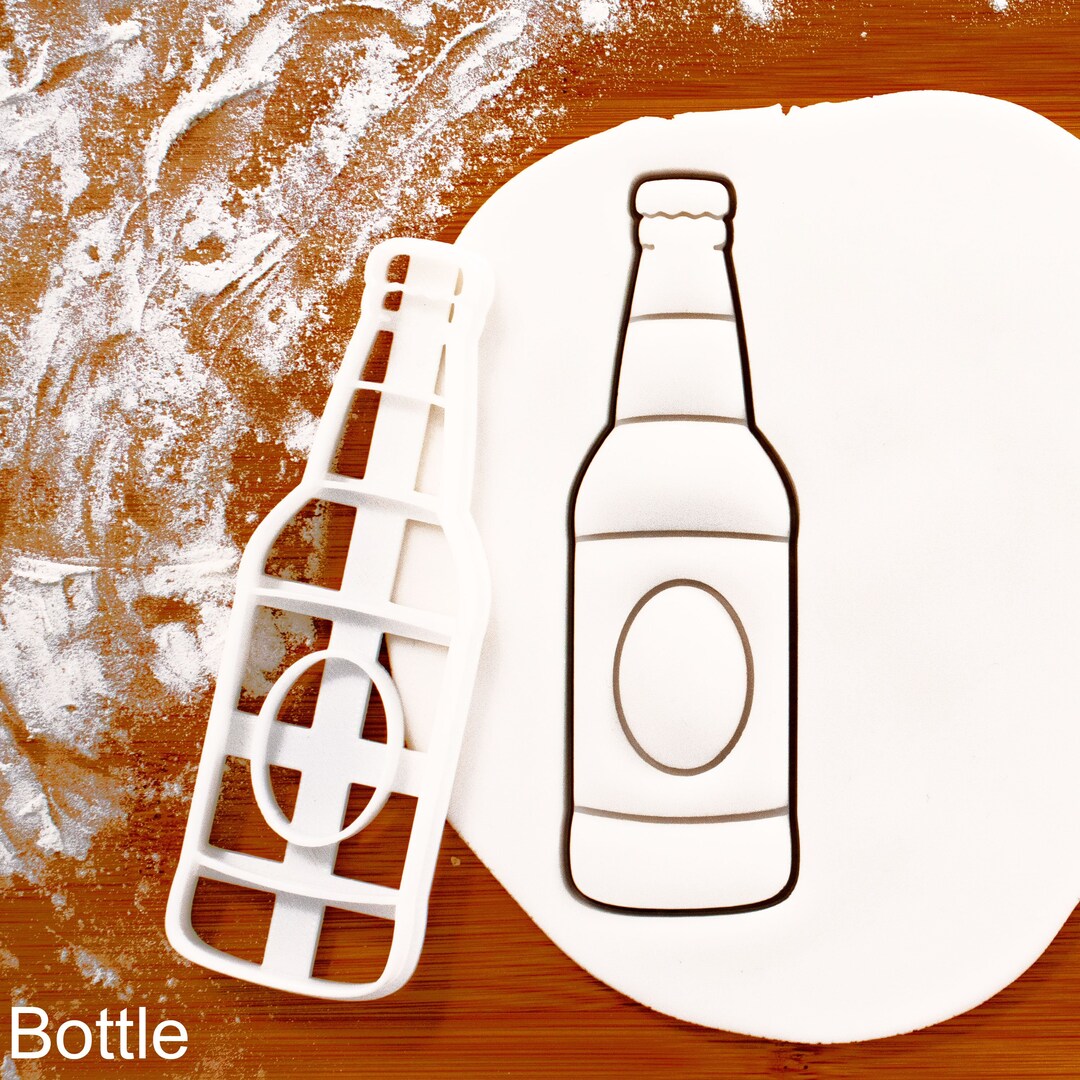 Beer Bottle Cookie Cutter Biscuit Dough Cutters One Of A Kind Longneck Beverage Bottles Pub