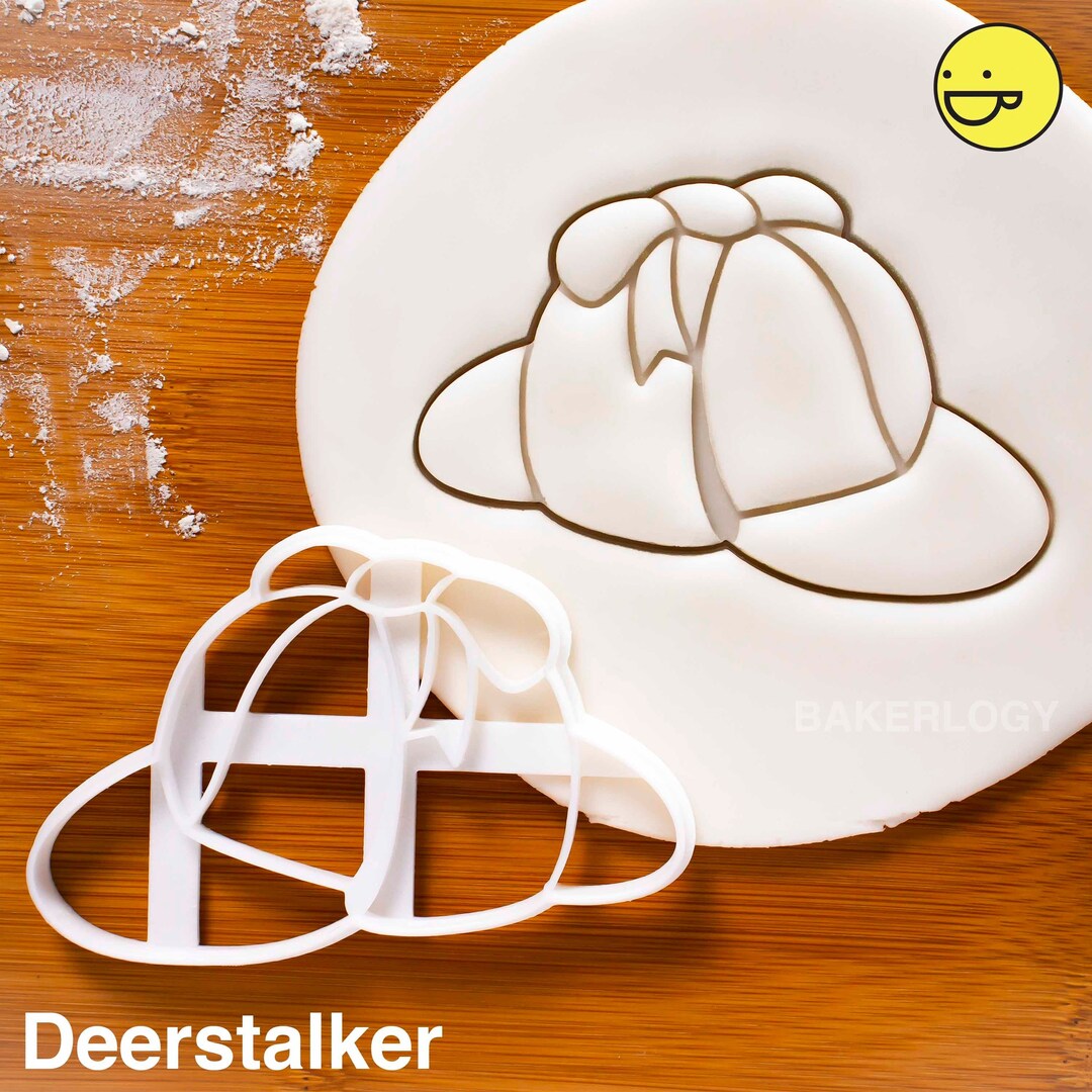 Sherlock Holmes Deerstalker Cookie Cutter Classic Biscuit Cutters One ...