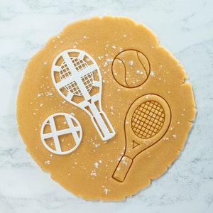 Tennis Cookie Cutter | Cutters Also Suitable for Biscuit Fondant Craft ...
