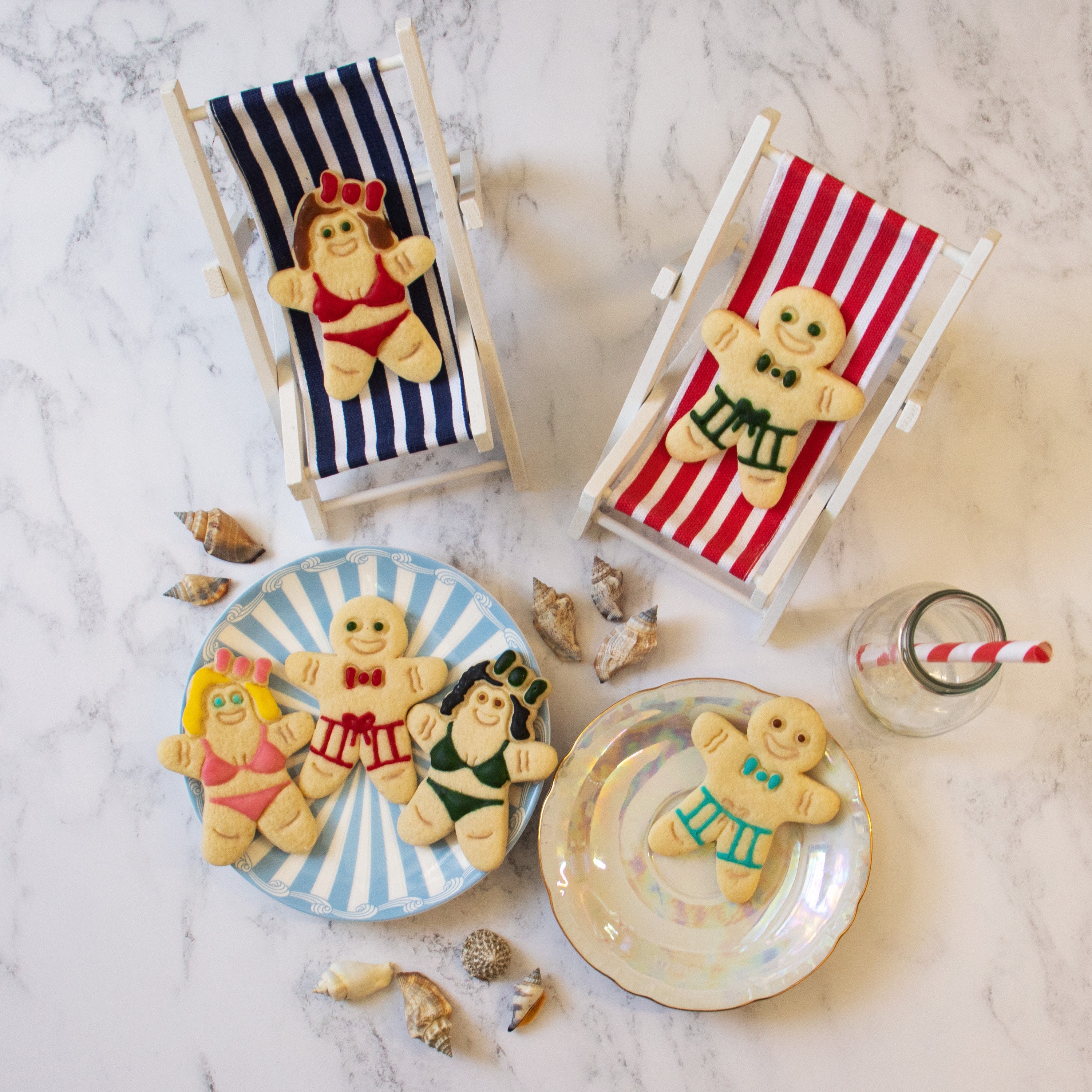 Summer Shorts Gingerbread Man Cookie Cutter: Beach Party Treat - Etsy UK