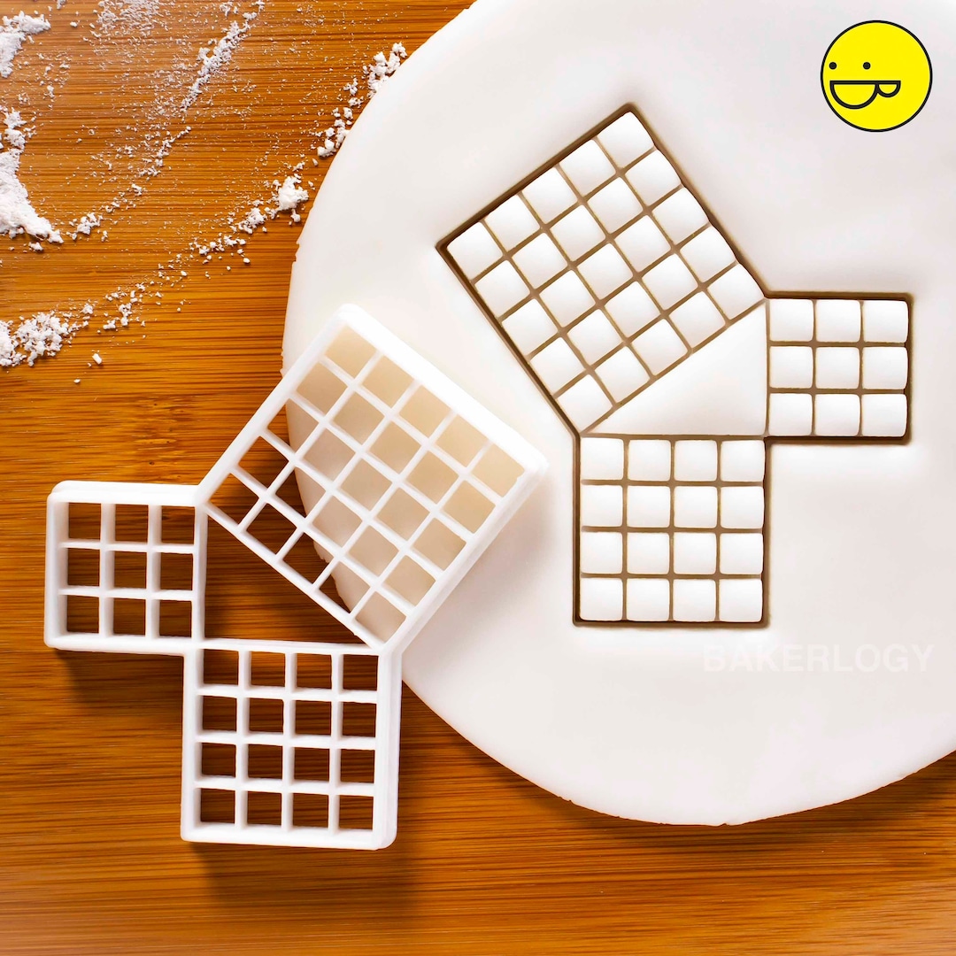 Proof of Pythagorean Theorem Cookie Cutter - Bake Math Treats for ...