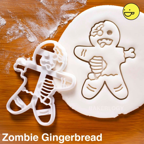 Zombie Gingerbread Man Cookies Cutters Biscuits Cutter One | Etsy