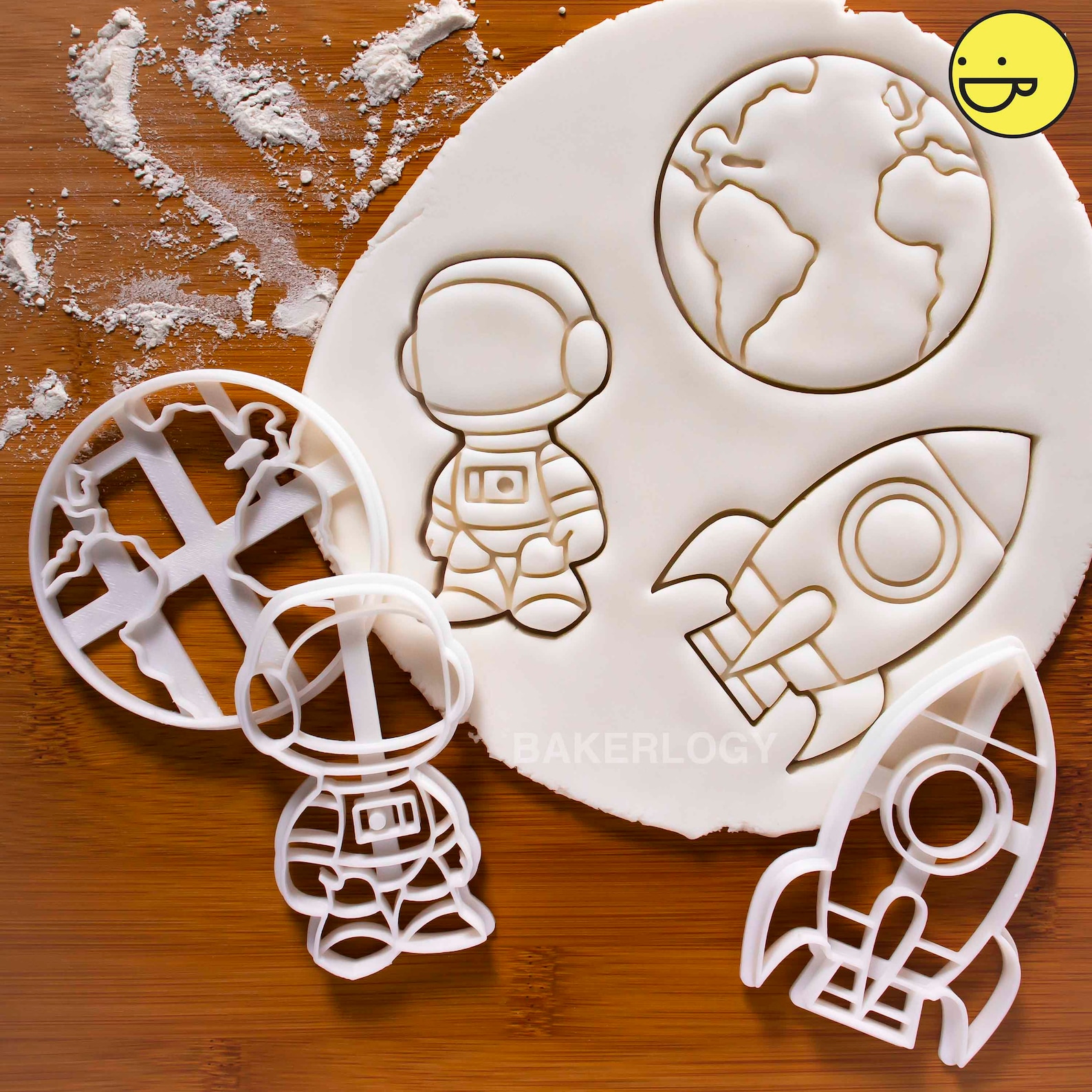 Planet Earth & Other Space Themed Cookies Cutters Biscuits - Etsy