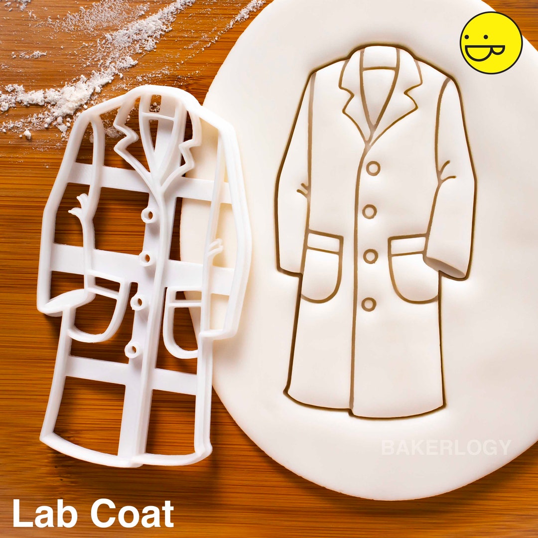 Lab Coat Cookie Cutter Professional Medical White Laboratory Coats ...
