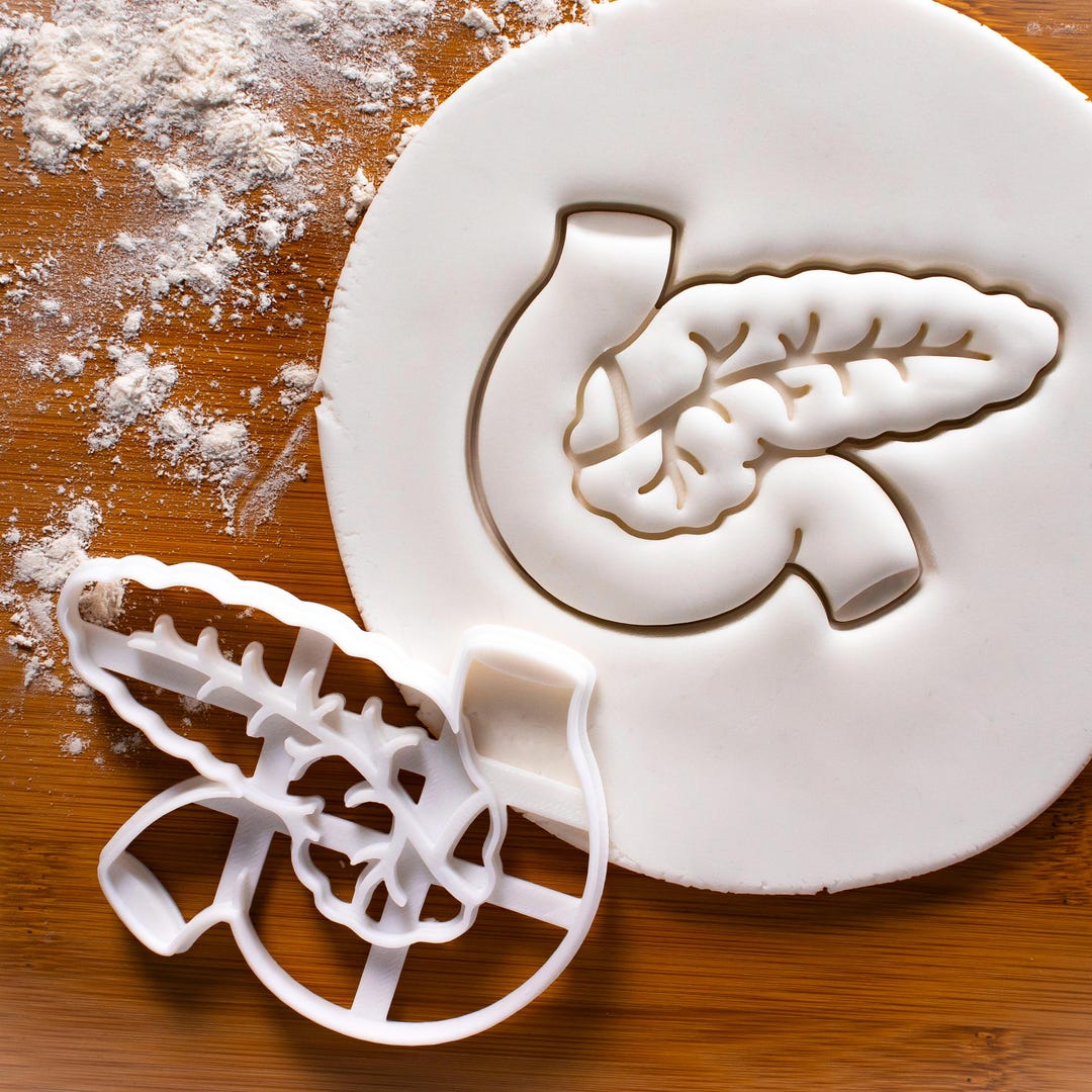 Pancreas Cookie Cutter | Biscuit Cutters | Pancreatic Organ Gifts ...
