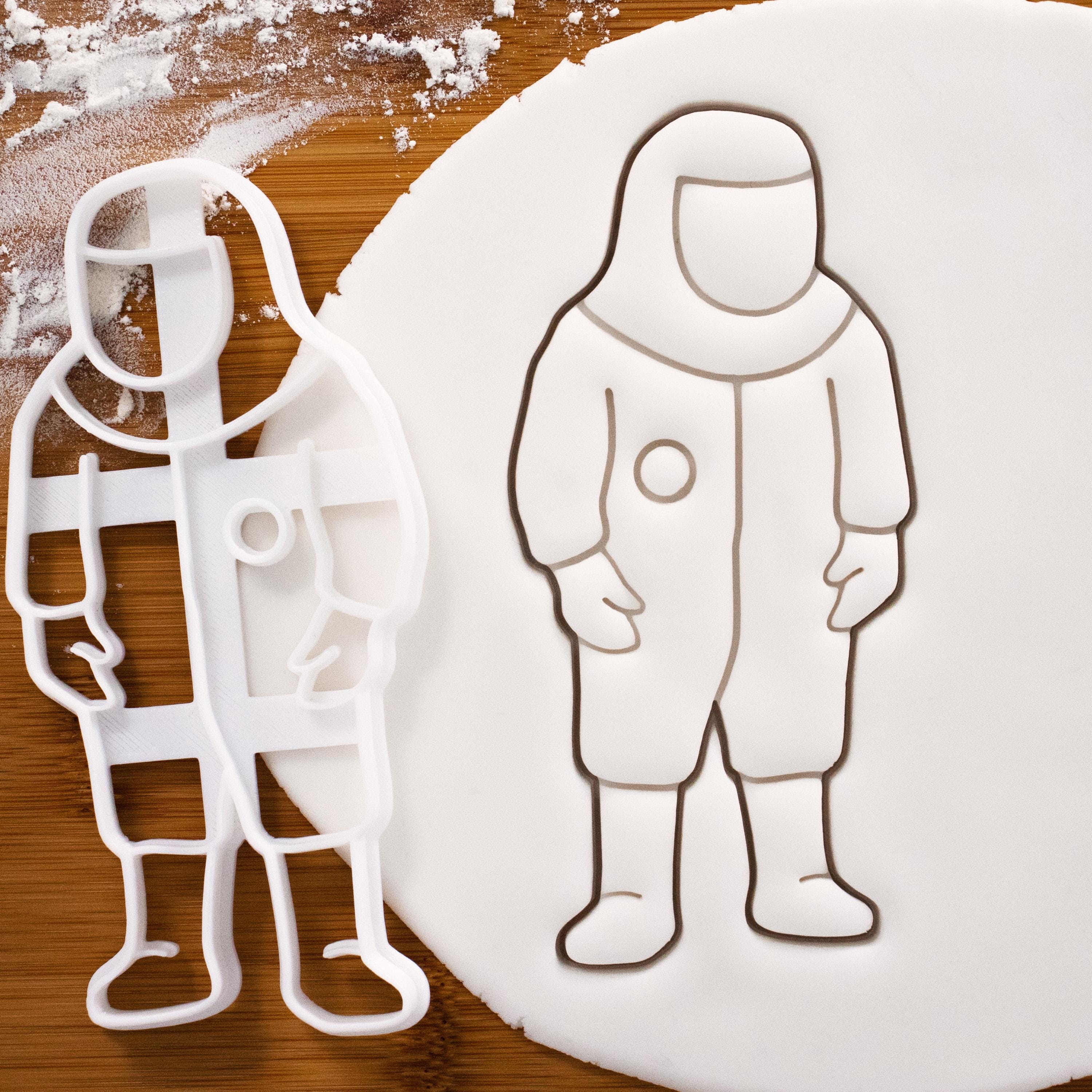 Biohazard Suit Cookie Cutter: Hazmat Design for Halloween Apocalypse ...