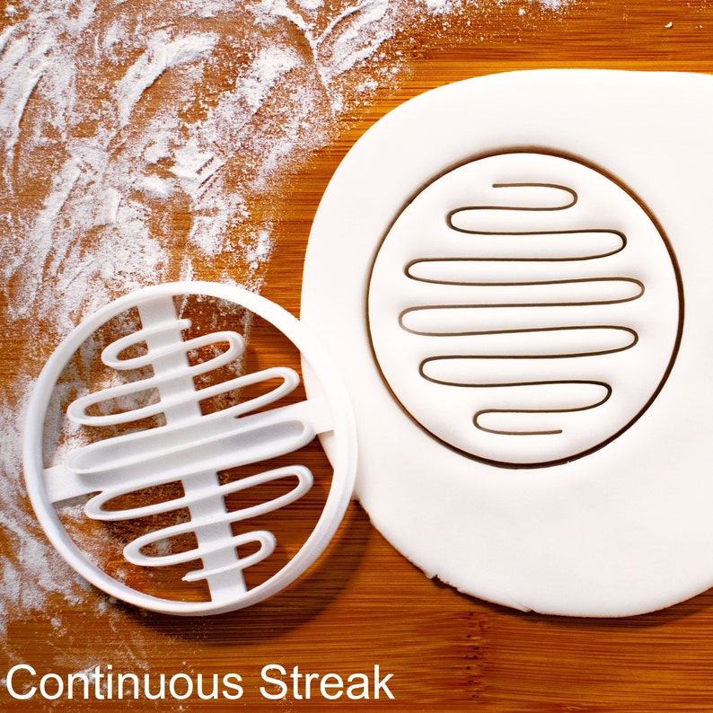Continuous Streak Cookie Cutter Petri Dish Streaking Biscuit - Etsy