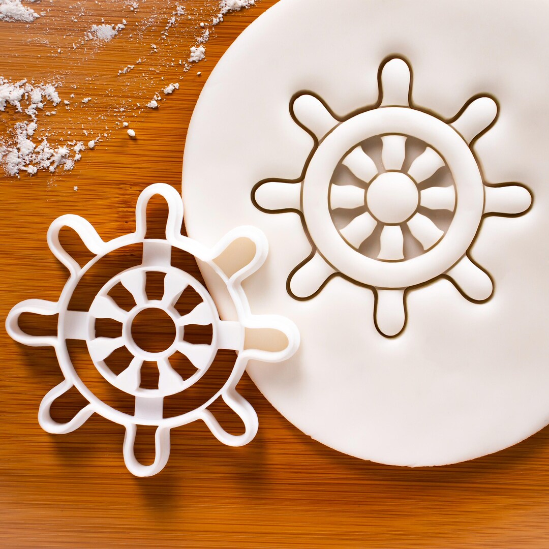 Ship Wheel Cookie Cutter | Nautical Theme Biscuit Cutters Anchor Marine ...