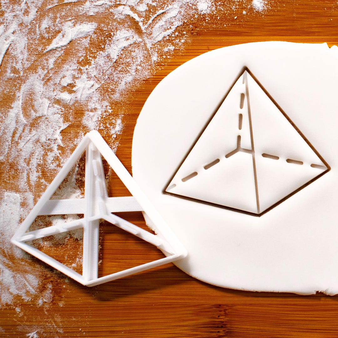 Pyramid Cookie Cutter: Geometry Shape Design for Math Teachers & STEM ...