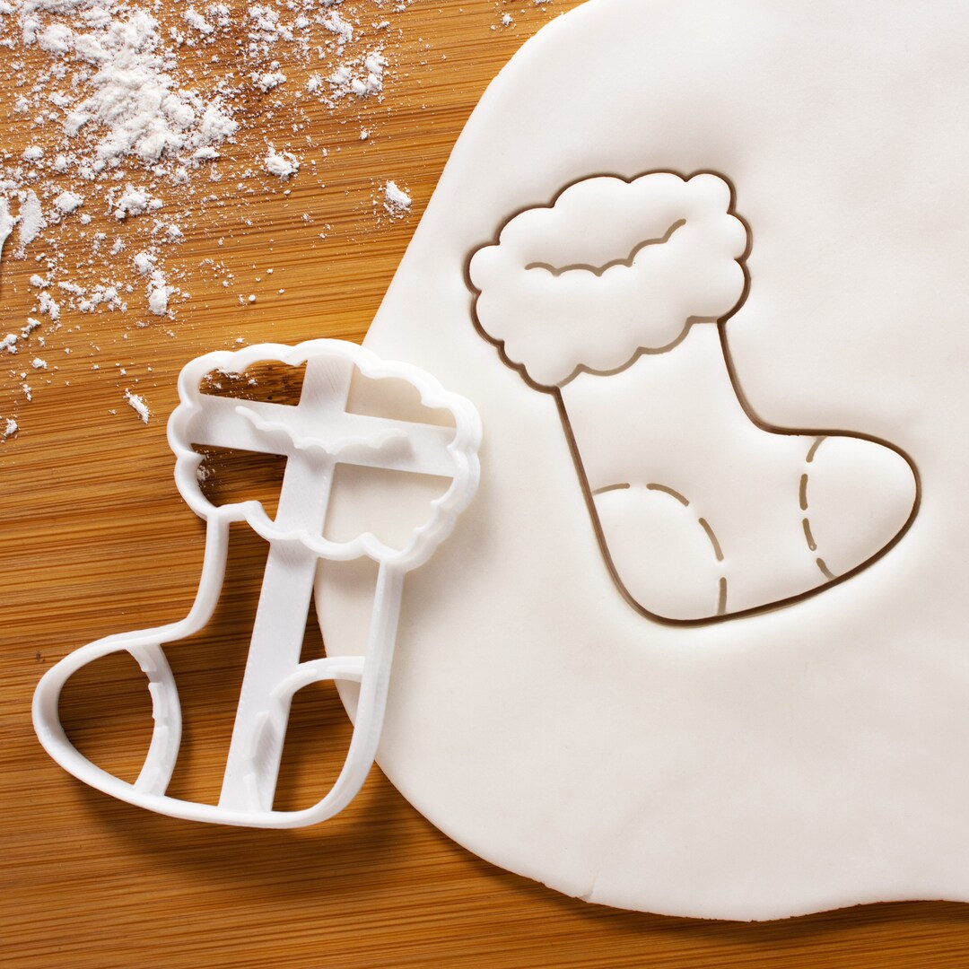 Christmas Stocking Cookie Cutter: Holiday Sock Design for Festive ...