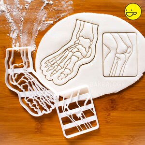 Anatomical Human Foot Cookie Cutter | Biscuit Cutters Gifts Medical ...