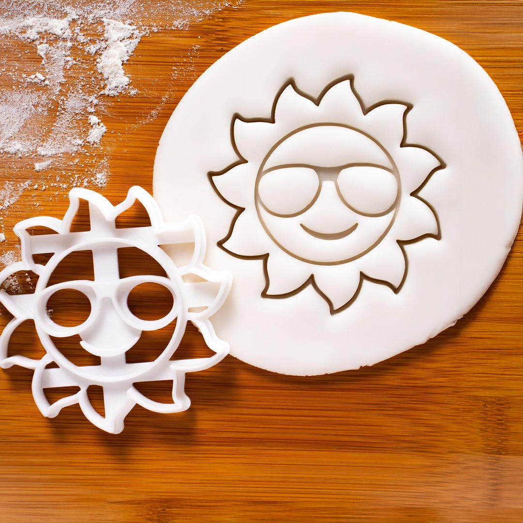 Sunshine Cookie Cutter – Sun Shape for Summer, Sunny Birthday & Happy ...