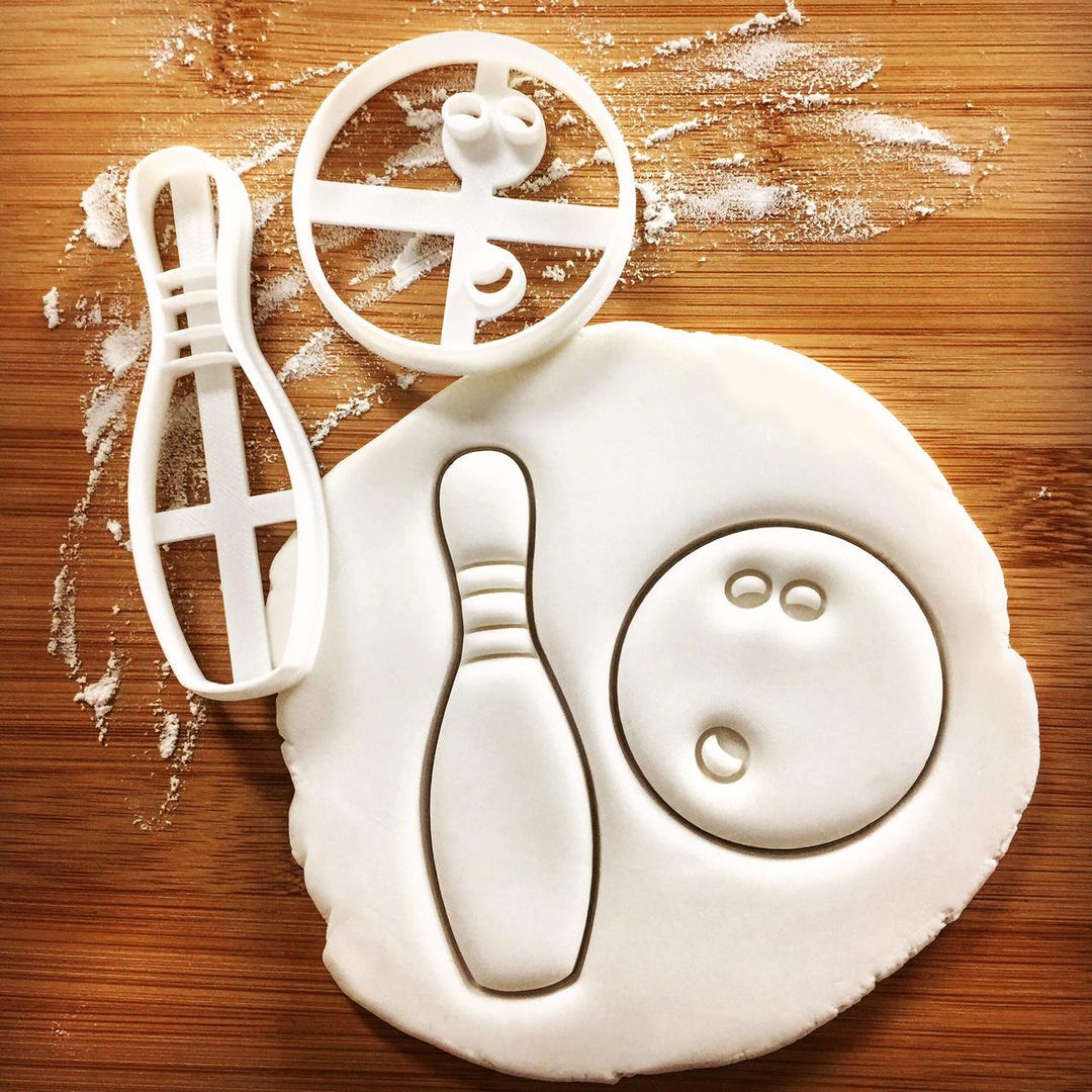 Bowling Pin and Ball Cookie Cutter | Cutters Also Suitable for Biscuit ...