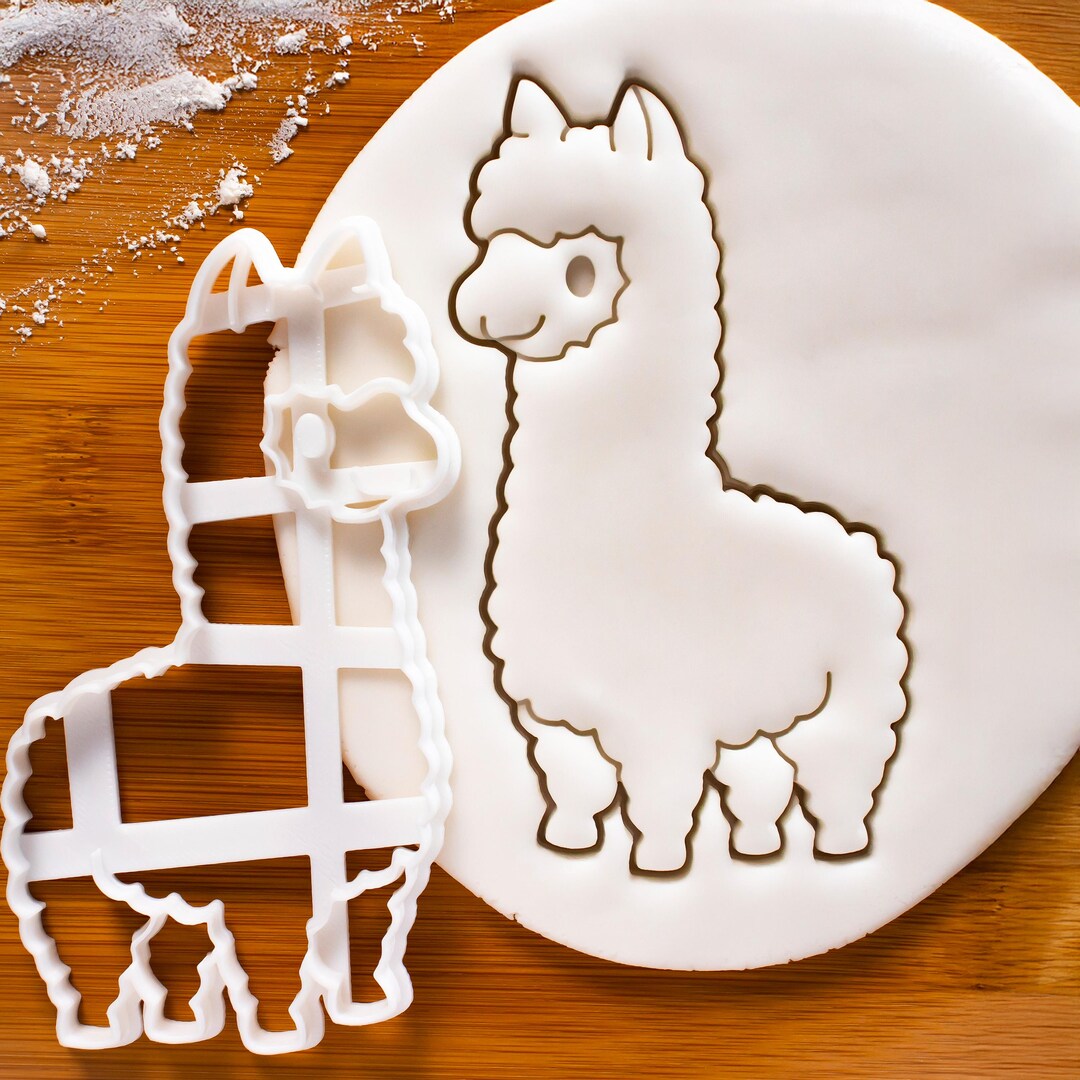 Alpaca Cookie Cutter – Farm Animal Shape for Llama, Baby Shower ...