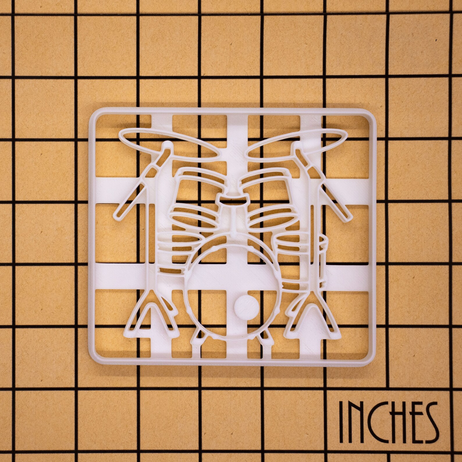 Drum Kit Cookie Cutter - Bake Musical Instrument Biscuits for Drummers ...