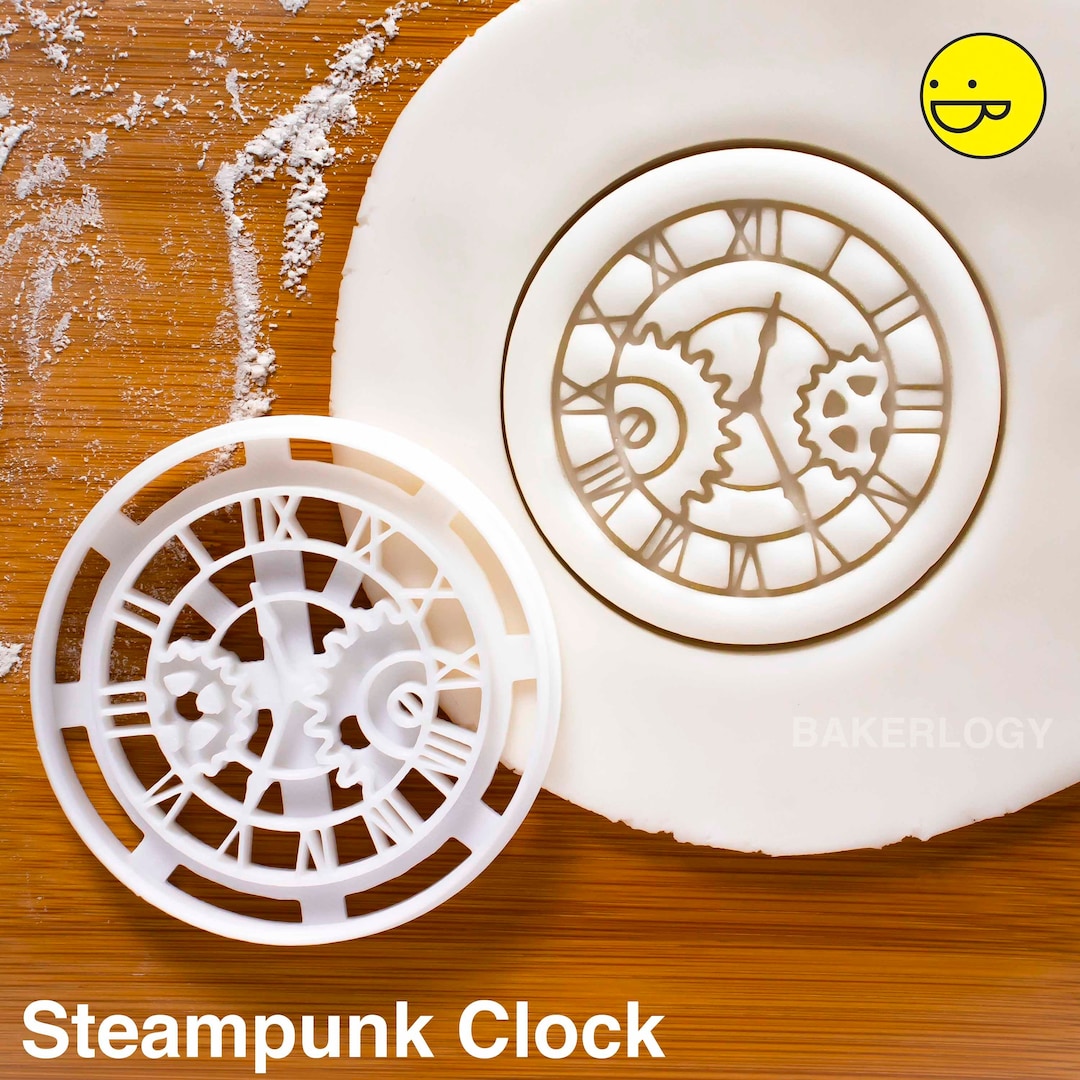 Steampunk Clock Cookie Cutter Victorian Era Science Fiction - Etsy