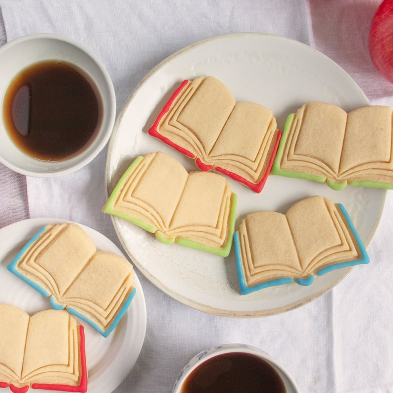 Book Cookie Cutter Bake Back to School Party Biscuits - Etsy