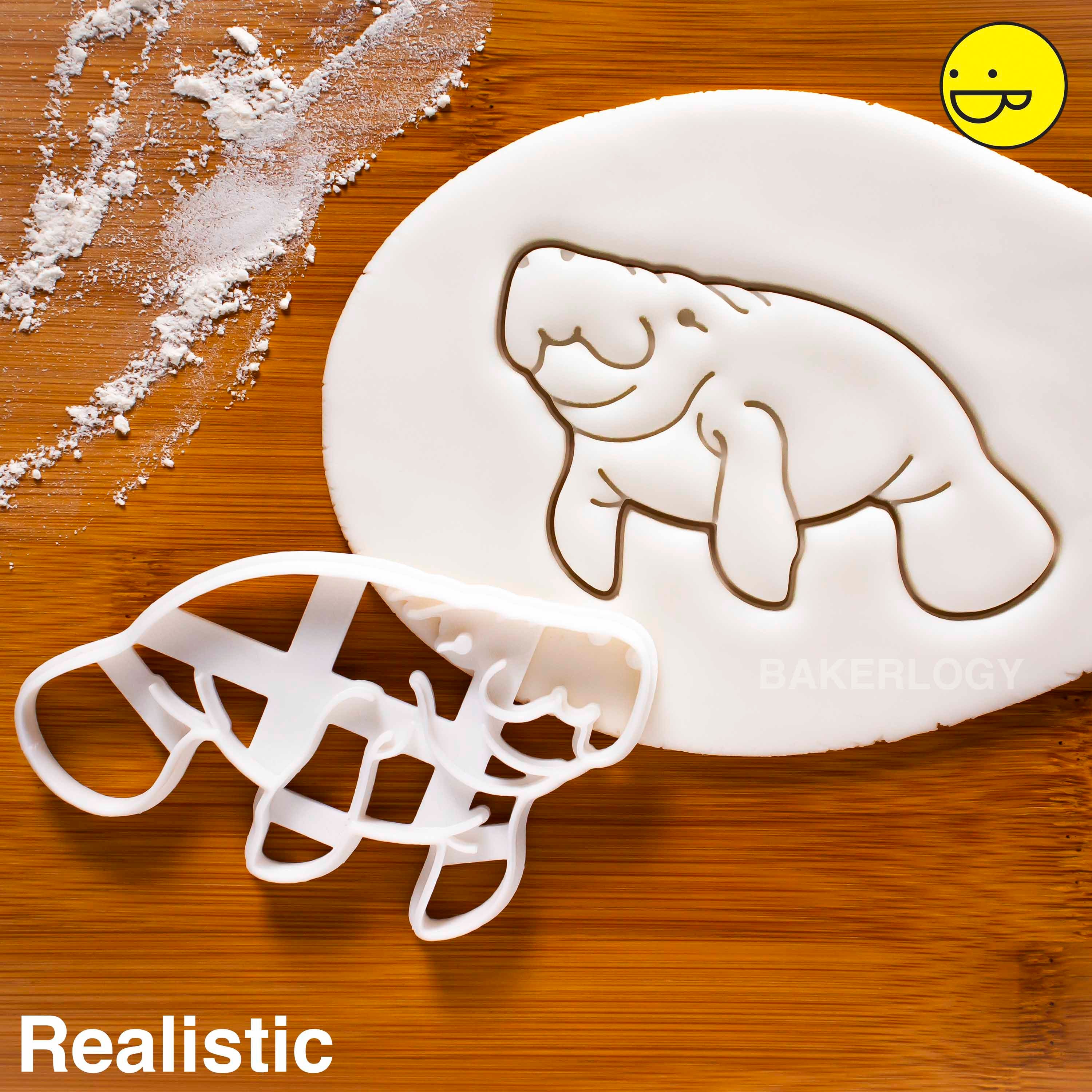 Realistic Manatee cookie cutter Bakerlogy biscuit cutters | Etsy