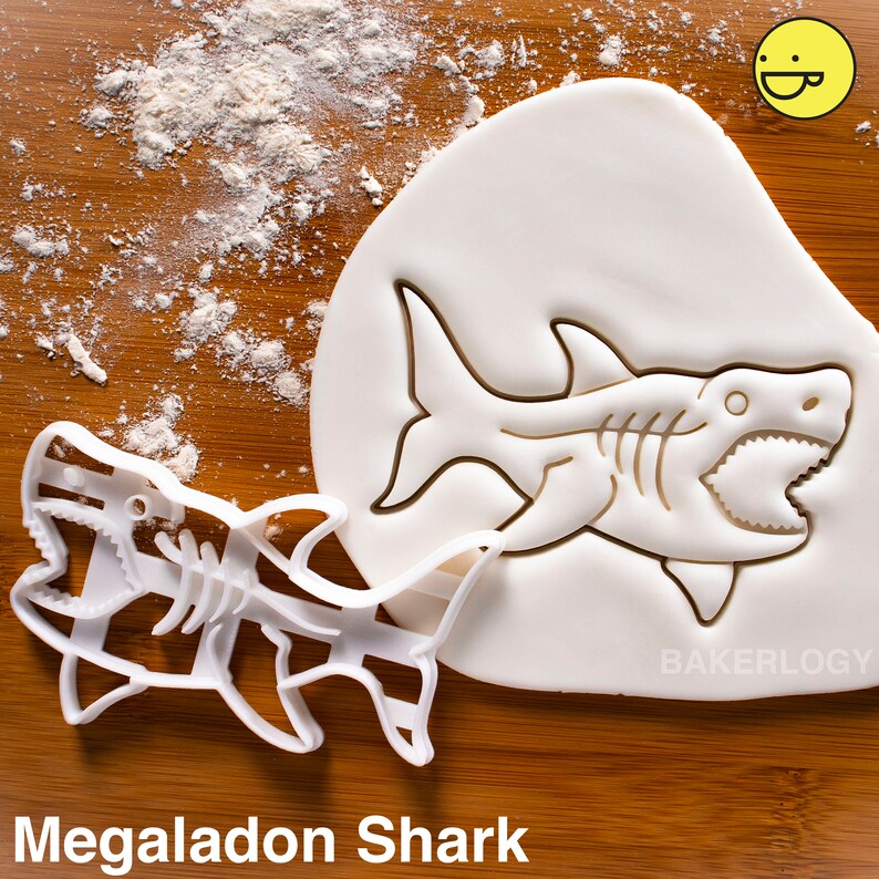 Megalodon Tooth Cookie Cutter Shark Attack Biscuit Realistic - Etsy