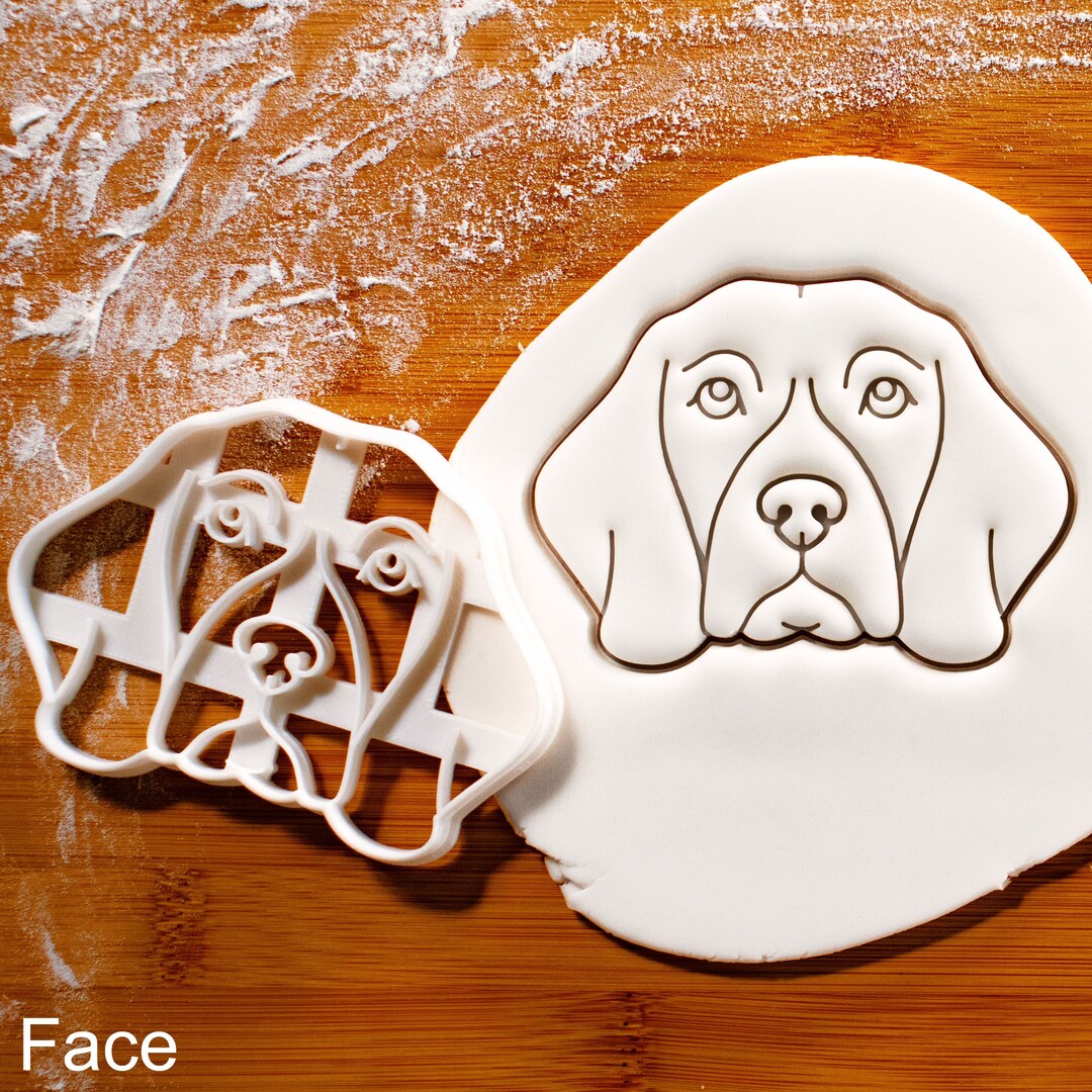 Beagle Face Cookie Cutter Bake Cute Hound Dog Treats for - Etsy