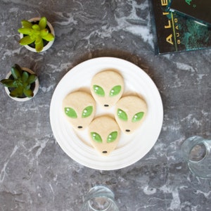 UFO and Alien Cookie Cutters - | Biscuit Dough Cutter | Spaceship Space ...