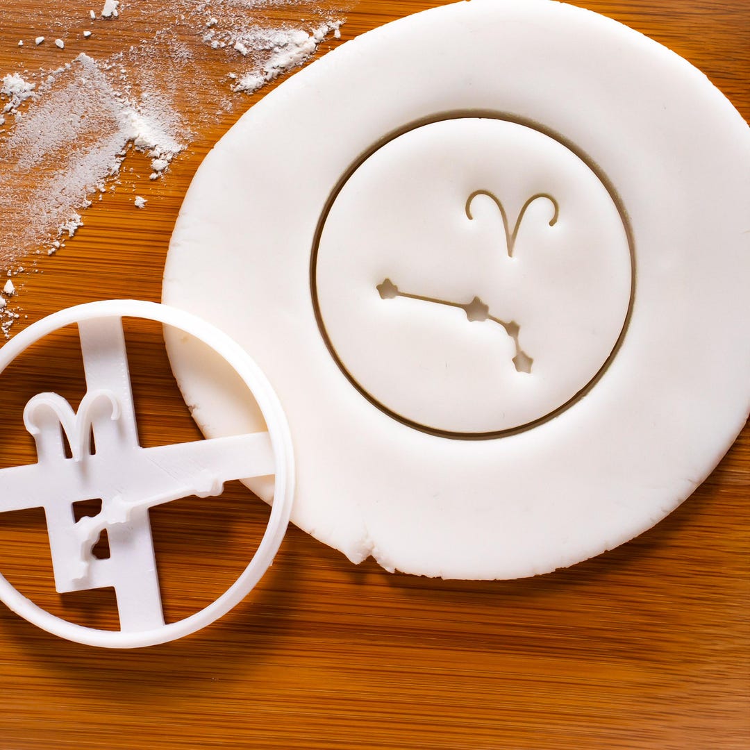 Aries Zodiac Cookie Cutter: Astrology Horoscope Star Sign Birthday ...