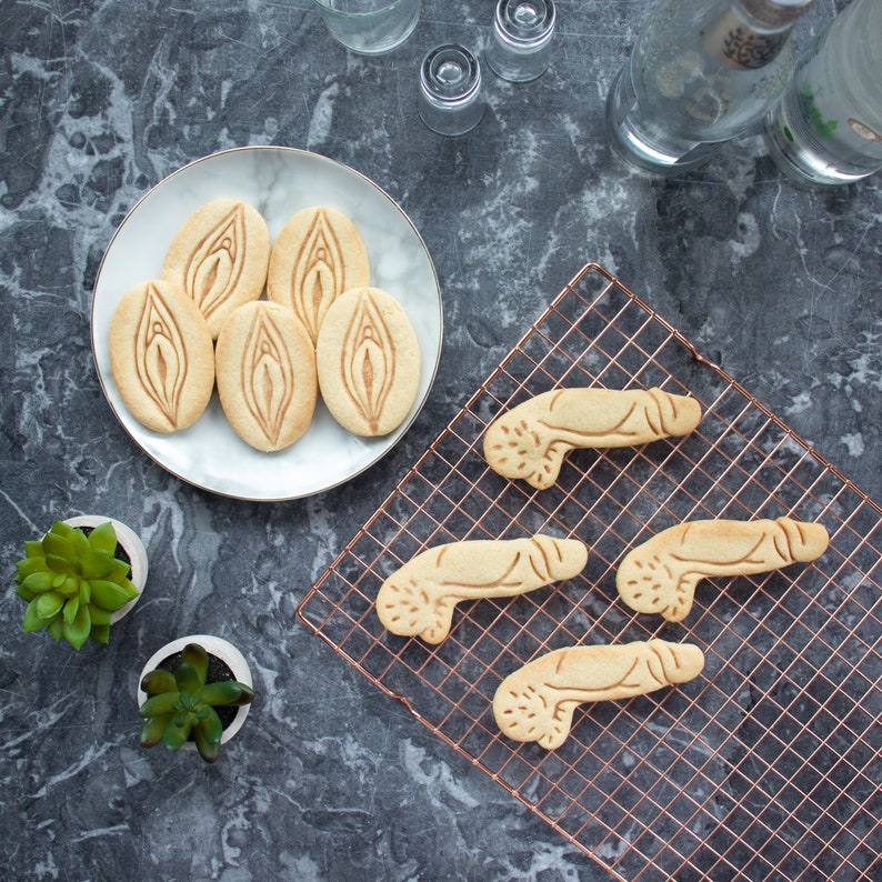 Mature Penis Cookie Cutter Sexual Content Vagina Biscuits Etsy