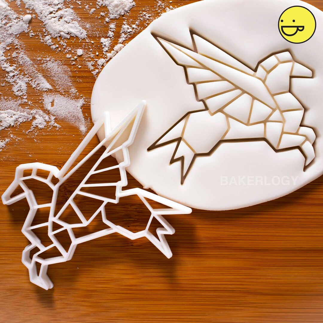 Origami Pegasus Cookie Cutter Biscuit Cutters One of a - Etsy
