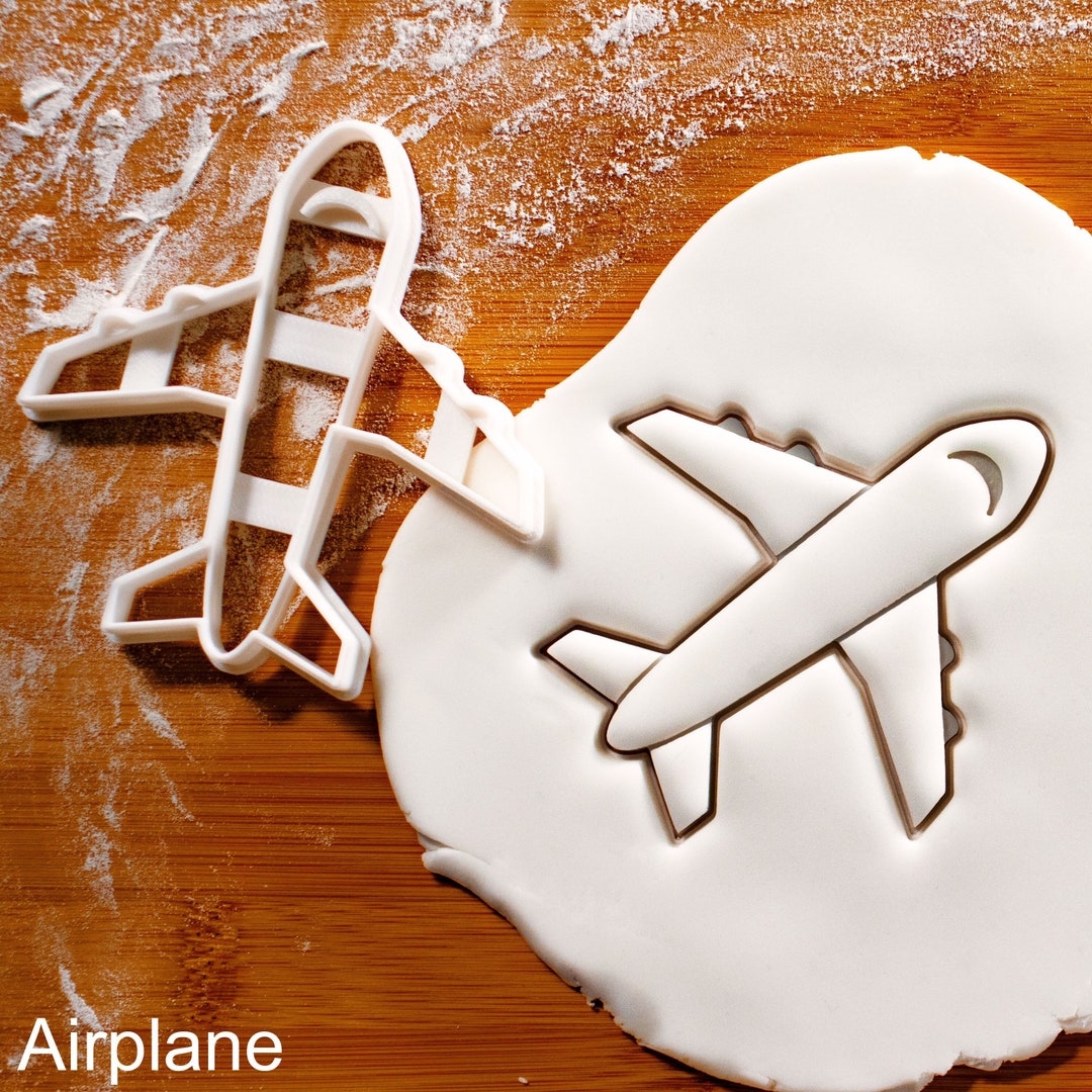 Airplane Cookie Cutter - Bake Holiday Travel Theme Party Biscuits - Etsy