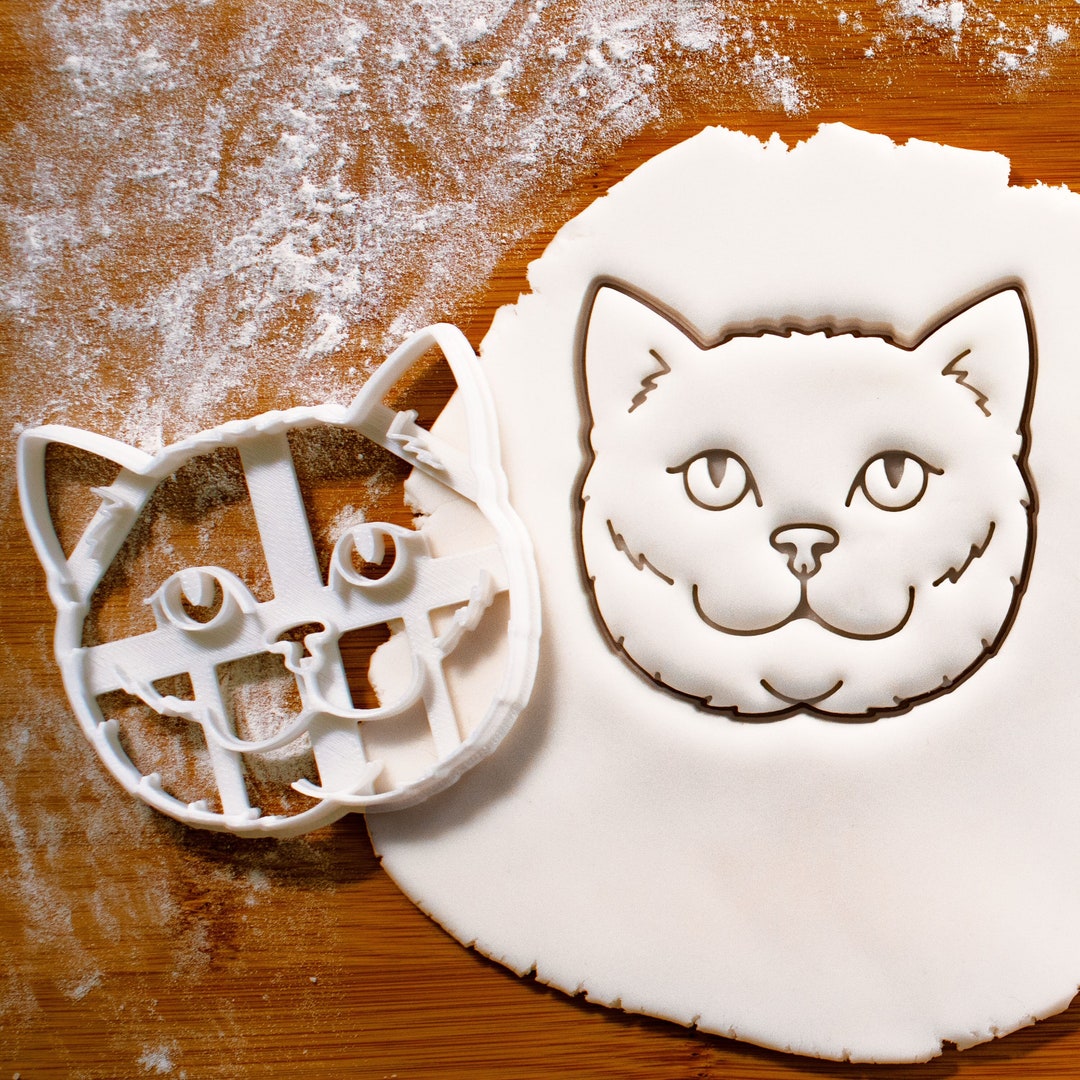 British Shorthair Cat Cookie Cutter Purrfect Domestic Cat Biscuit ...
