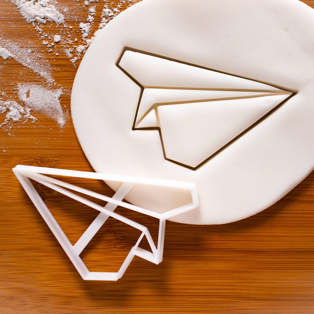 Origami Plane Cookie Cutter | Biscuits Cutters | Paper Planes Airplane ...